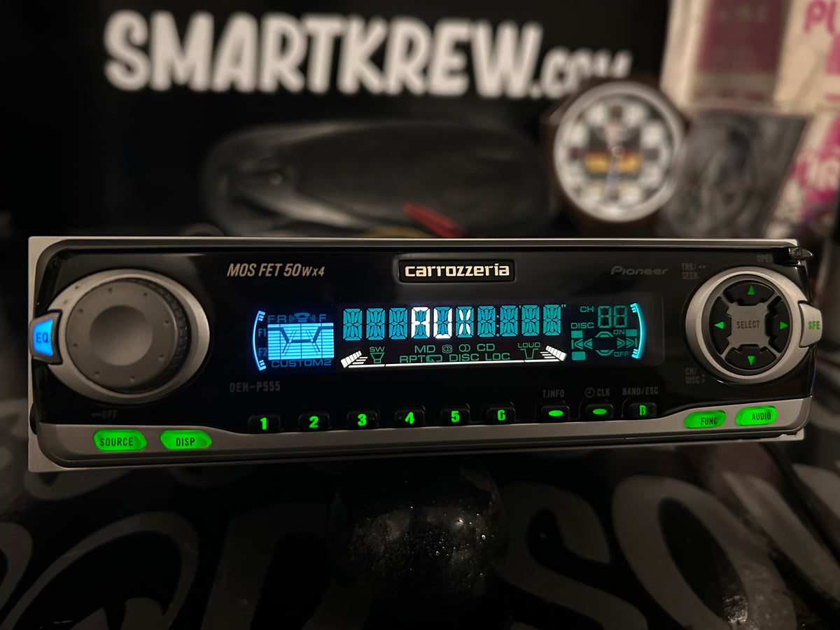 Pioneer Carrozzeria DEH-P555 Single Din Radio W/ Bluetooth – Smartkrew